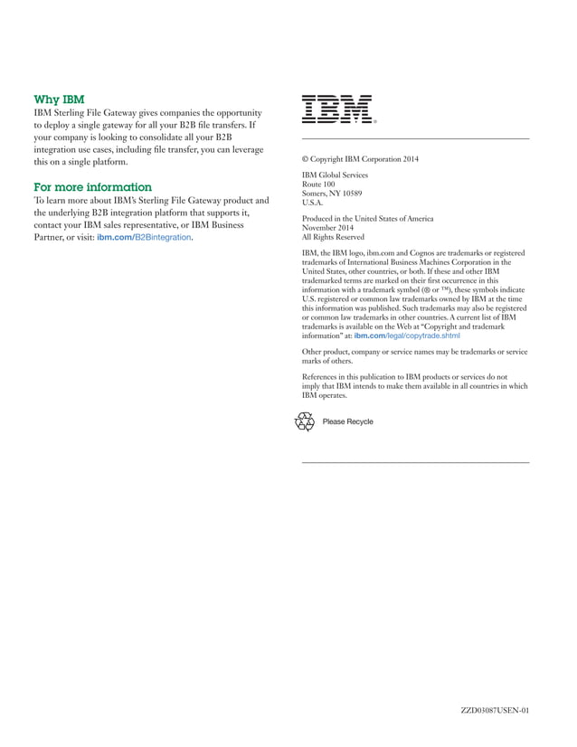 IBM Sterling File Gateway | PDF
