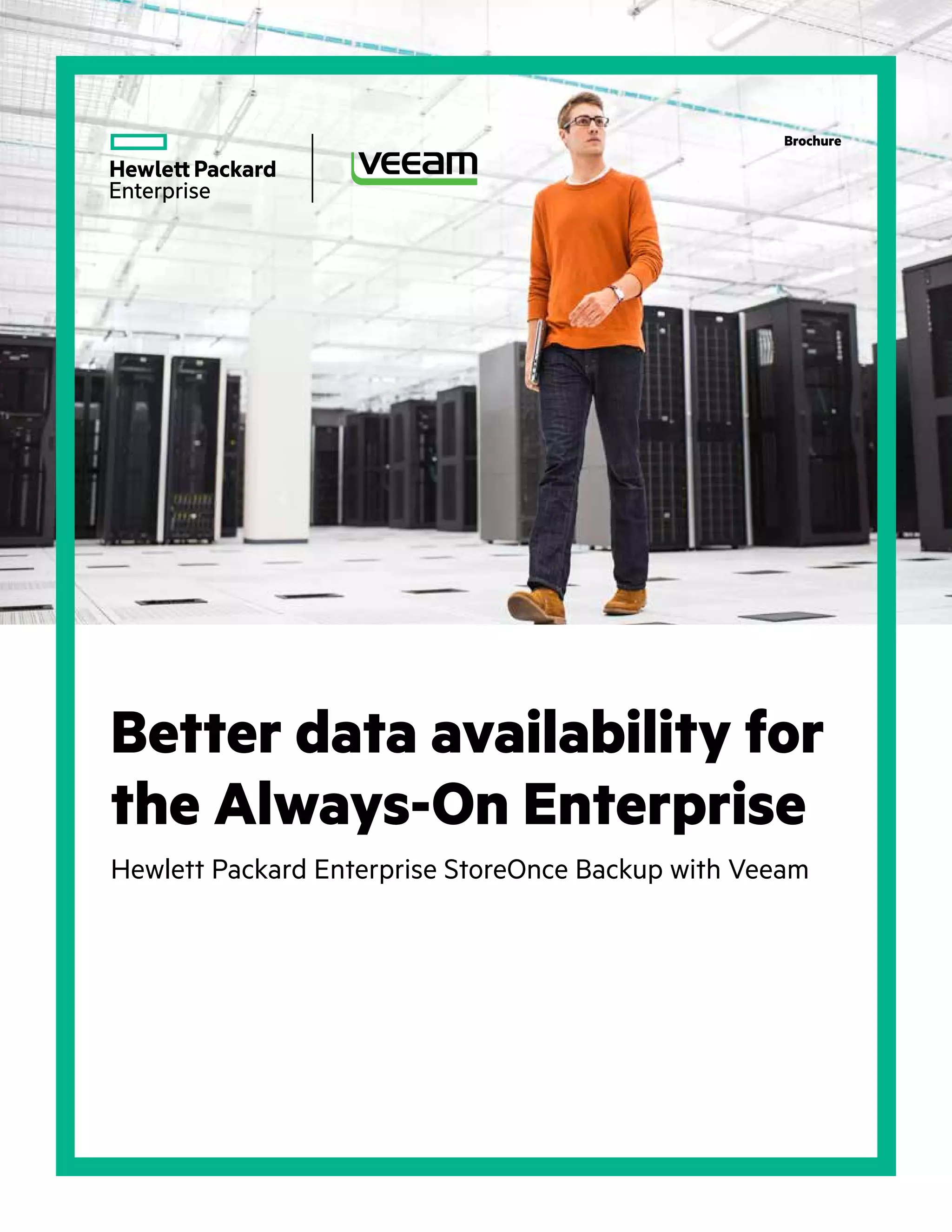 Solution Brief HPE StoreOnce backup with Veeam | PDF