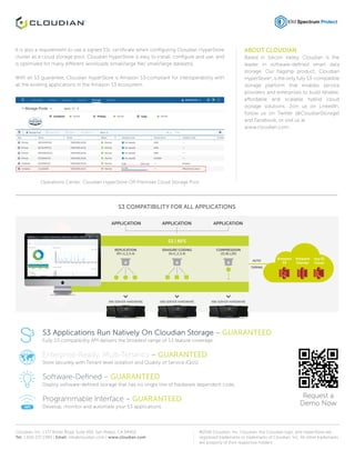 Cloudian HyperStore with IBM Spectrum Protect | PDF