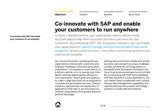 SQL Anywhere- Solution Brief- Embed Data Management in Your Mobile ...