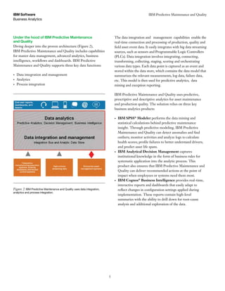 Predictive Maintenance and Quality IBM | PDF
