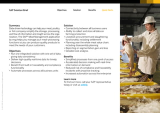 Use Data-Driven Enterprise Planning in Your Meat, Poultry, or Fish ...