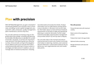 Use Data-Driven Enterprise Planning in Your Meat, Poultry, or Fish ...