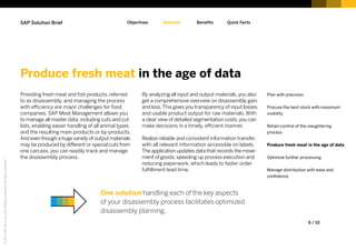 Use Data-Driven Enterprise Planning in Your Meat, Poultry, or Fish ...