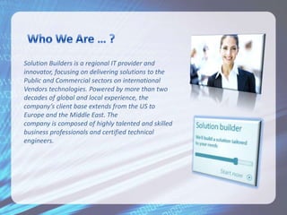 Solution Builders Company Profile | PPT
