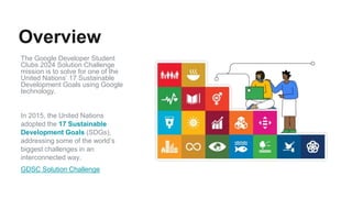 Solution Challenge '24 GDSC Pillai College of Engineering | PPTX