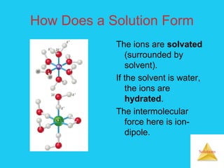 Solution chemistry enthalpy | PPT