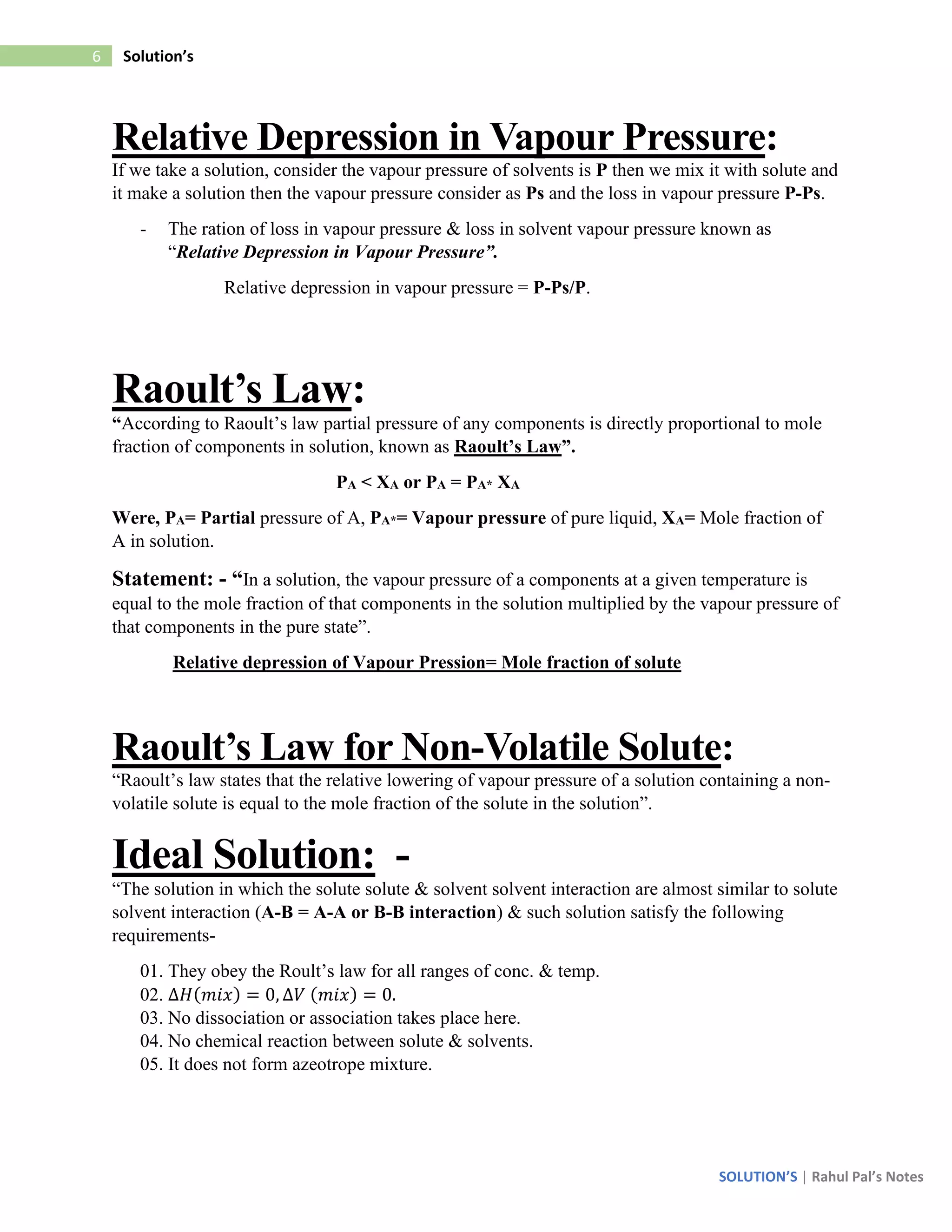 Solution Chemistry NCERT Syllabus Notes 12th.pdf