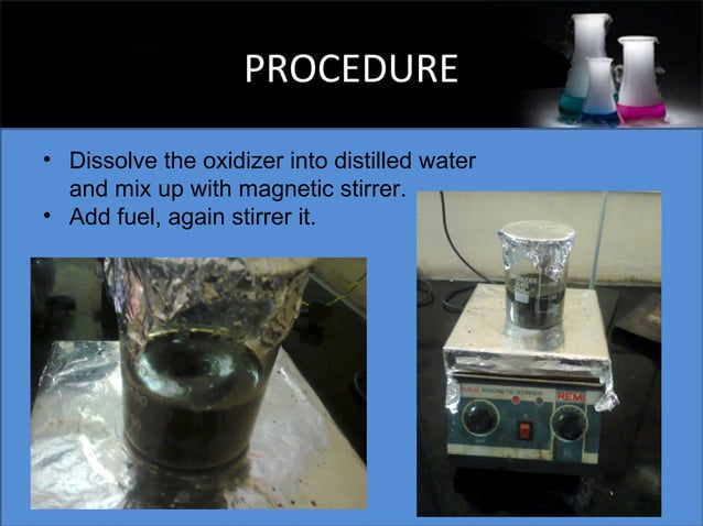 Solution combustion method for syntheis of nano particles | PPT