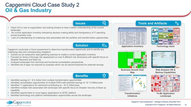 Solution deck capgemini cloud assessment | PDF