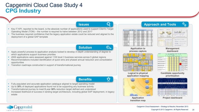 Solution deck capgemini cloud assessment | PDF