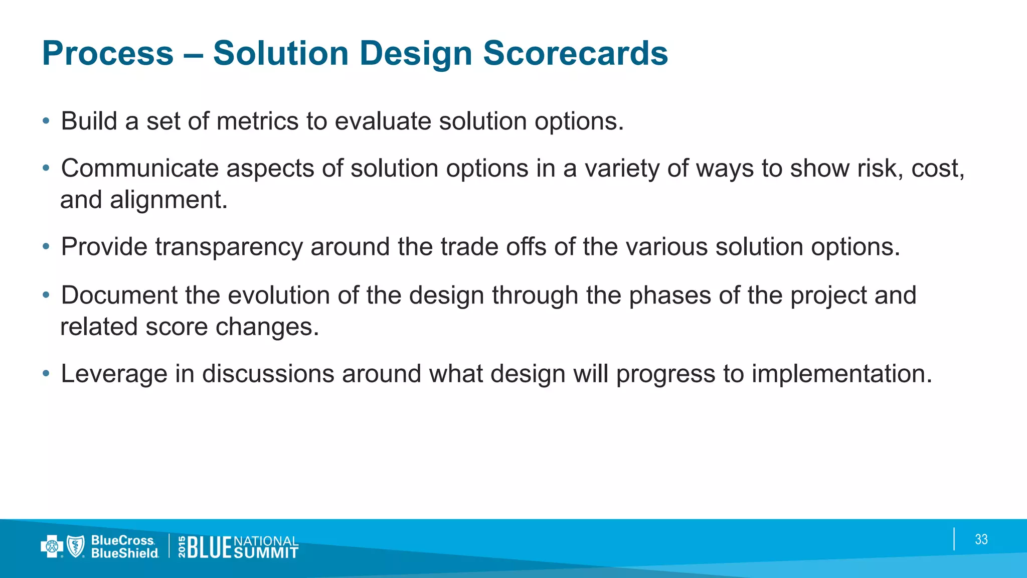 Business Value Measurements and the Solution Design Framework | PDF