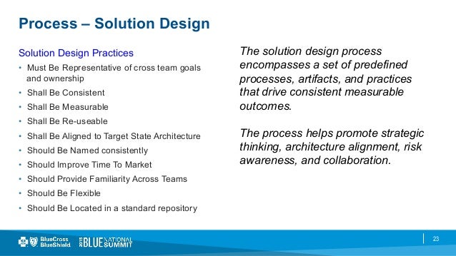 Business Value Measurements and the Solution Design Framework
