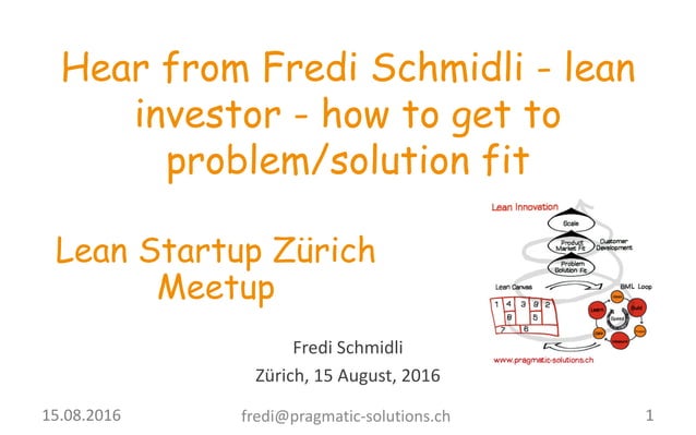 How To get to problem / solution fit | PDF