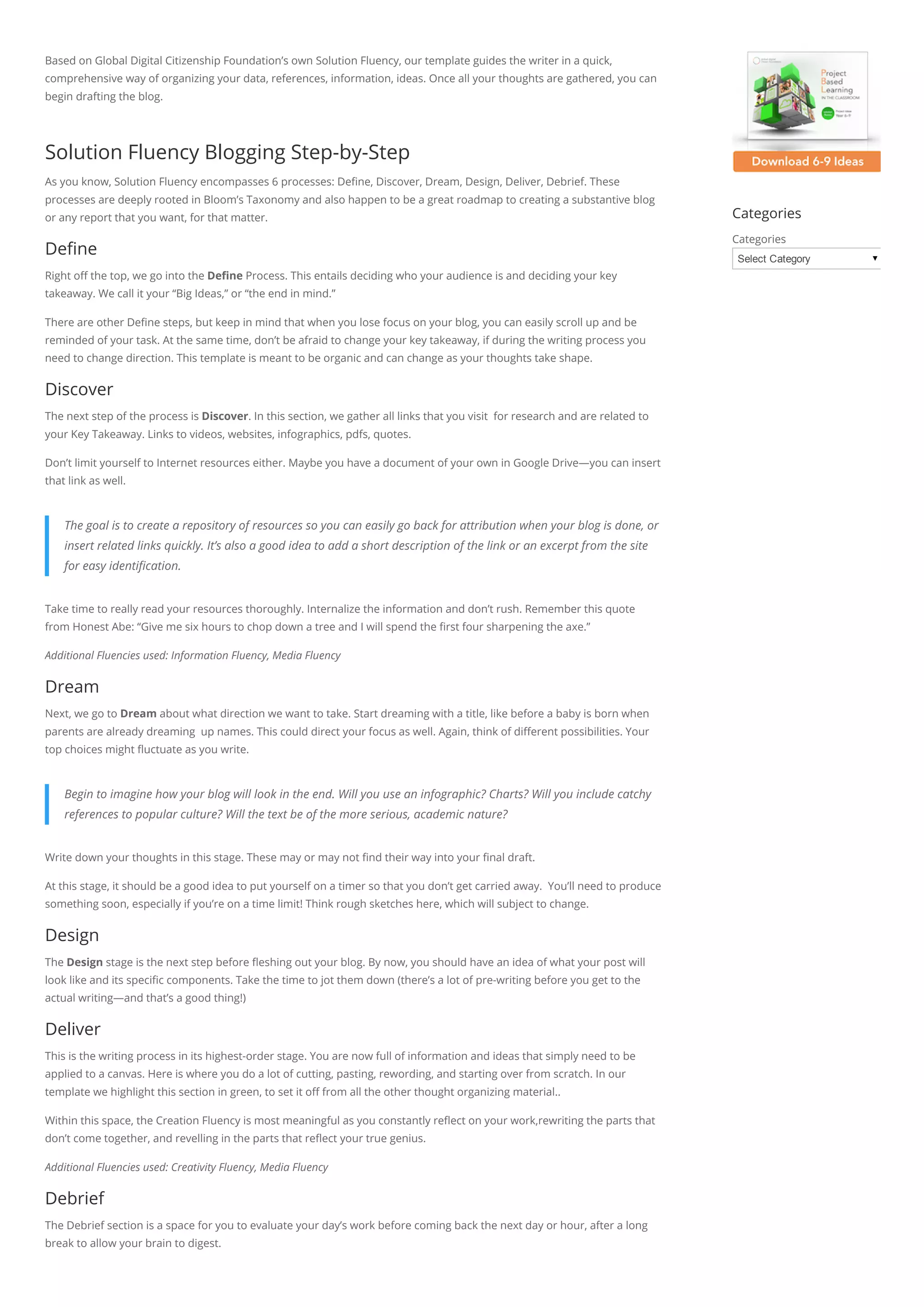 Solution Fluency Style Blog Writing - The Basics | PDF | Free Download