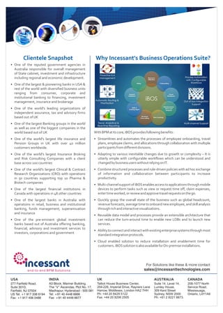 iBOS - Solution Flyer | PDF