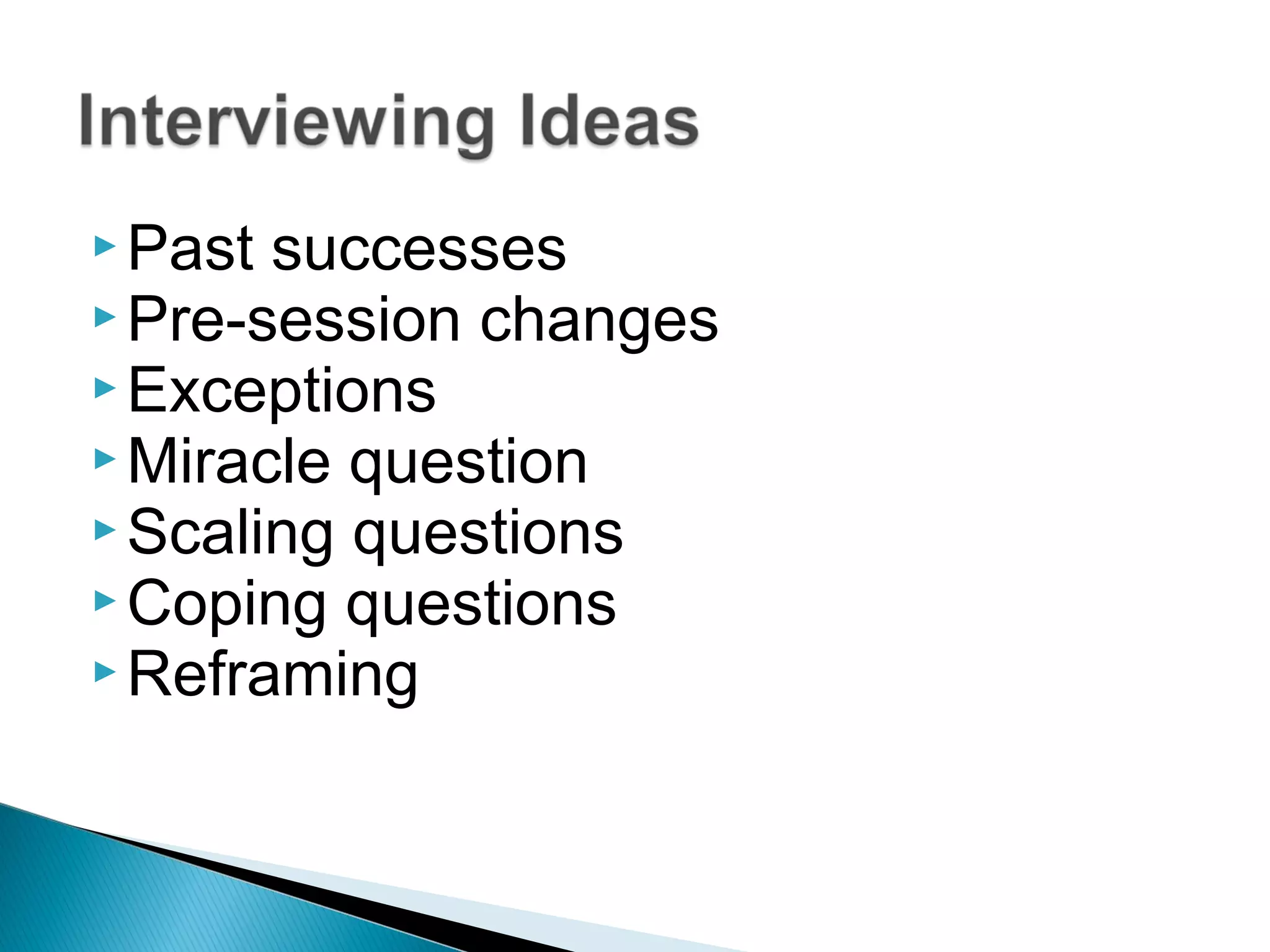 Solution Focused Therapy | PPT