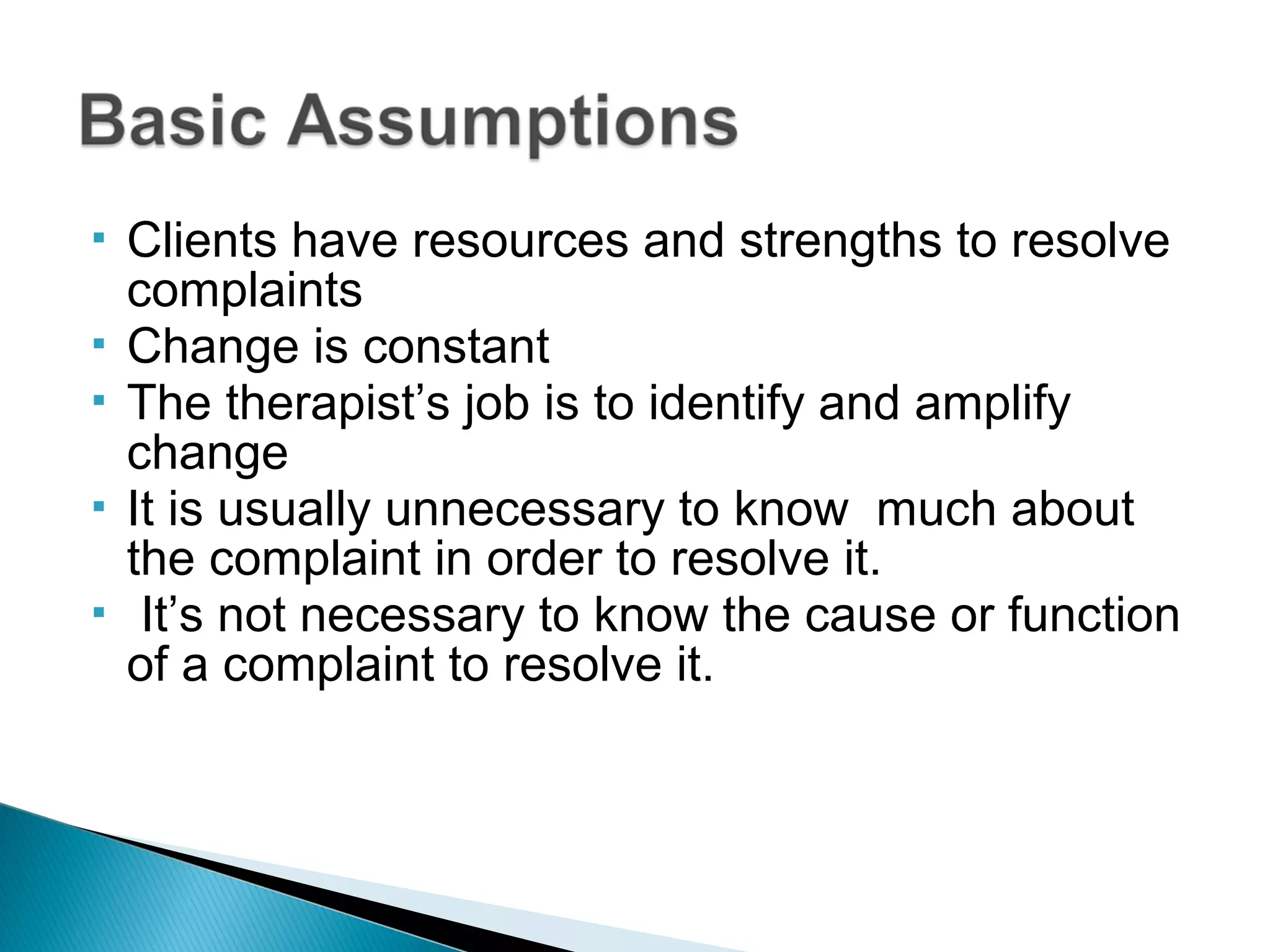 Solution Focused Therapy | PPT