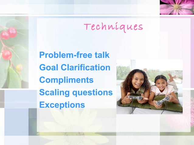 Solution focused counseling for individual sessions | PPT