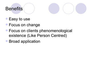 Solution focussed approaches to helping | PPT