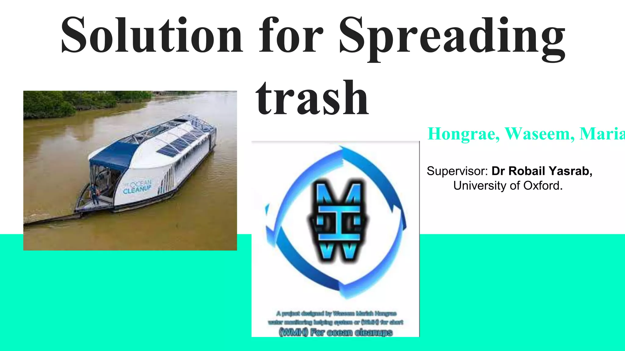 Tackling Marine Pollution Through Automated Swarm Robots | PPTX