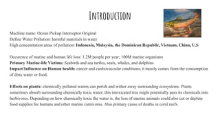 Tackling Marine Pollution Through Automated Swarm Robots | PPT