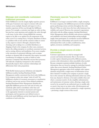 IBM Sterling Distributed Order Management | PDF