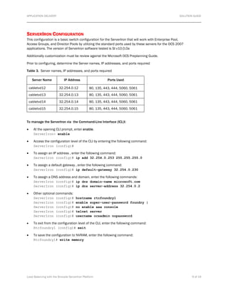 Solution guide -load balancing with the brocade server iron platform --microsoft-brocade-load ...