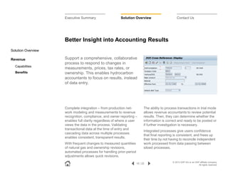 Solution in detail oil and gas hydrocarbon accounting for oil and gas | PDF