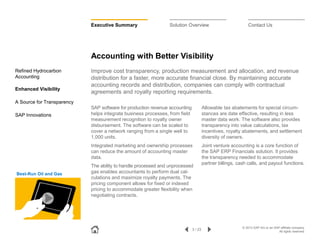 Solution in detail oil and gas hydrocarbon accounting for oil and gas | PDF