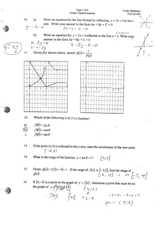 Solution key exam questions review | PDF
