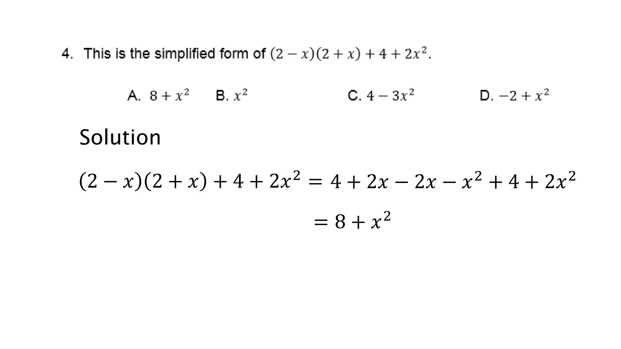 Solution key to mst prelim | PPTX