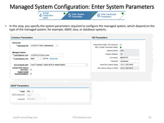 Solution Manager 7.2 SAP Monitoring - Part 3 - Managed System Configuration | PDF