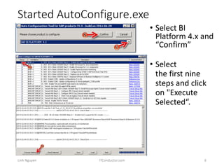 Solution Manager Technical Monitoring - BOBJ (Part 2 of 3 - Auto-Configure) | PDF