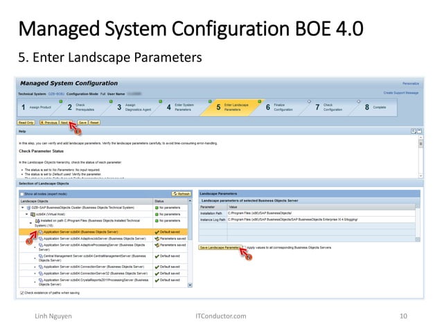 Solution Manager Technical Monitoring - SAP BOBJ BI 4.0 (Part 3 of 3 - Managed System ...