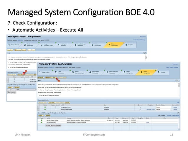 Solution Manager Technical Monitoring - SAP BOBJ BI 4.0 (Part 3 of 3 - Managed System ...