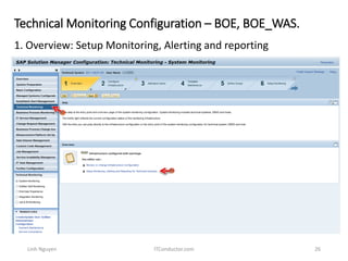 Solution Manager Technical Monitoring - SAP BOBJ BI 4.0 (Part 3 of 3 - Managed System ...