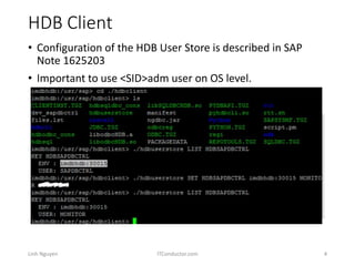 SAP Solution Manager - Netweaver on HANA Monitoring Setup Part 1 of 3 (Preparation) | PPTX