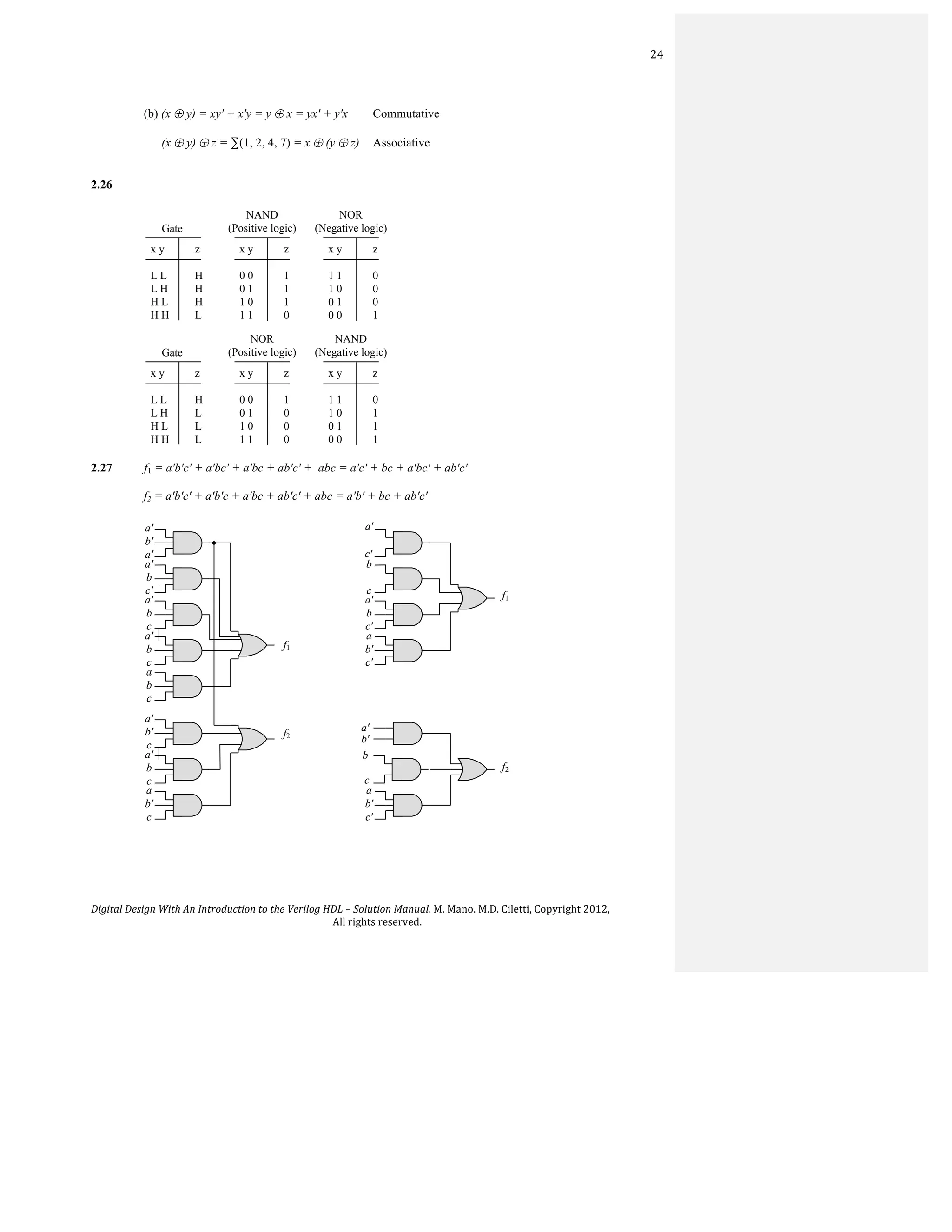 Solutionmanualdigitaldesignwithanintroductiontotheveriloghdl5theditionbymmorris 3546