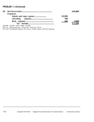 Solution manual for accounting principles 14th edition jerry j weygandt ...