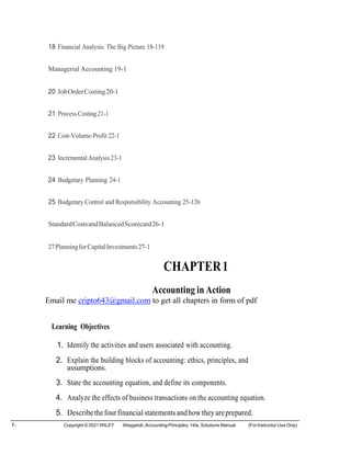 Solution manual for accounting principles 14th edition jerry j weygandt paul d kimmel jill e ...