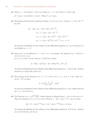 Answers to Problems for Advanced Engineering Mathematics 6th Edition International Student ...