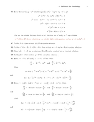 Answers to Problems for Advanced Engineering Mathematics 6th Edition ...
