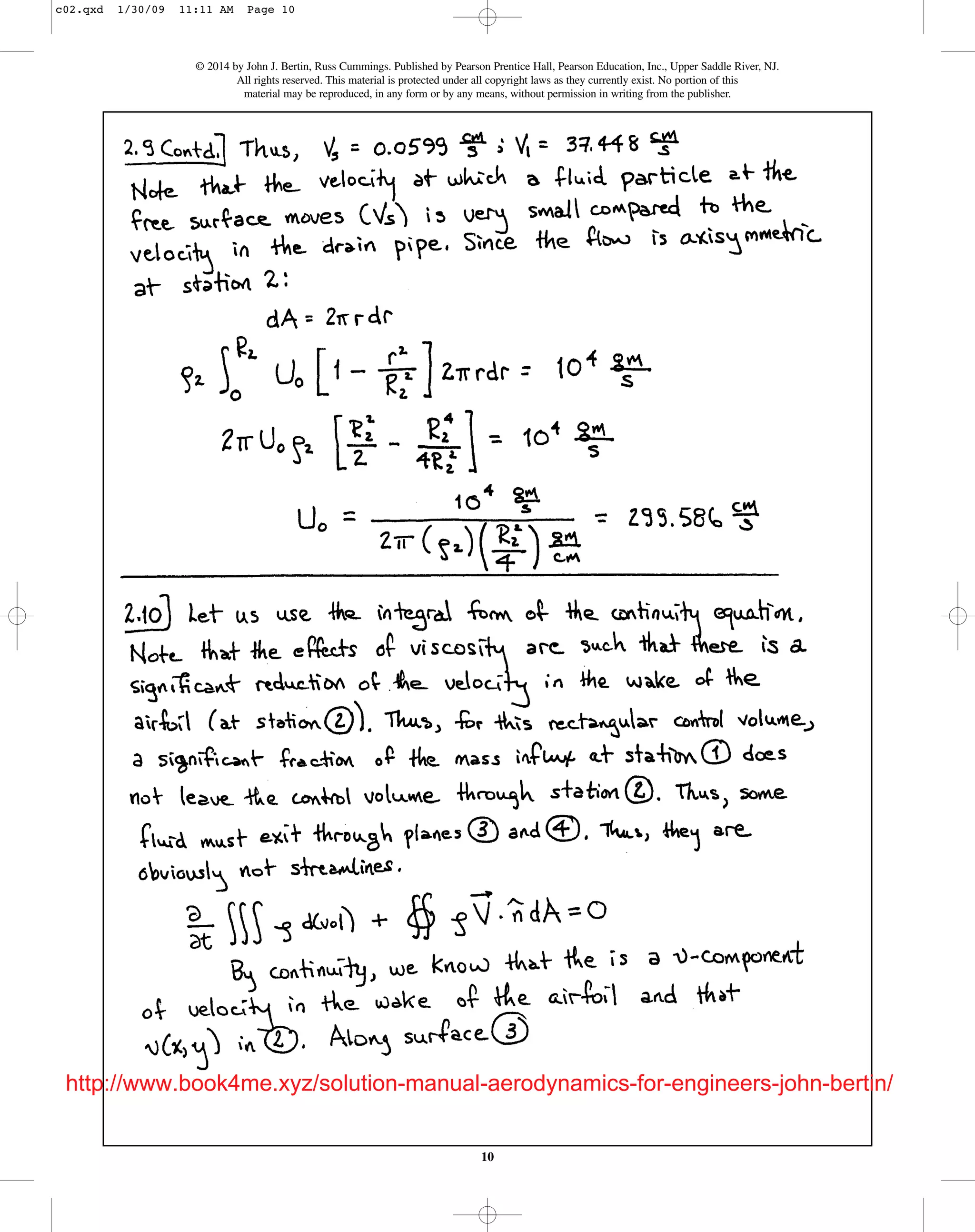 Solution manual for aerodynamics for engineers 6th edition john bertin, russell cummings | PDF