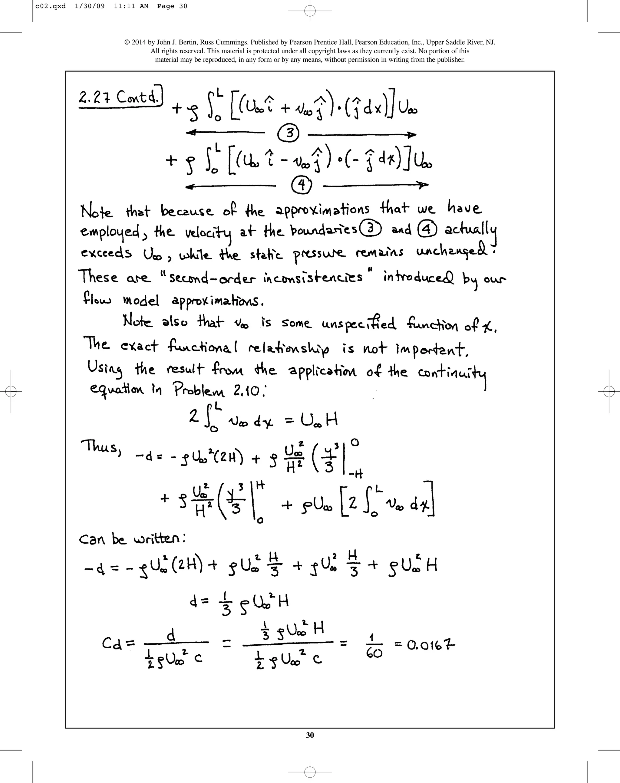 Solution manual for aerodynamics for engineers 6th edition john bertin ...