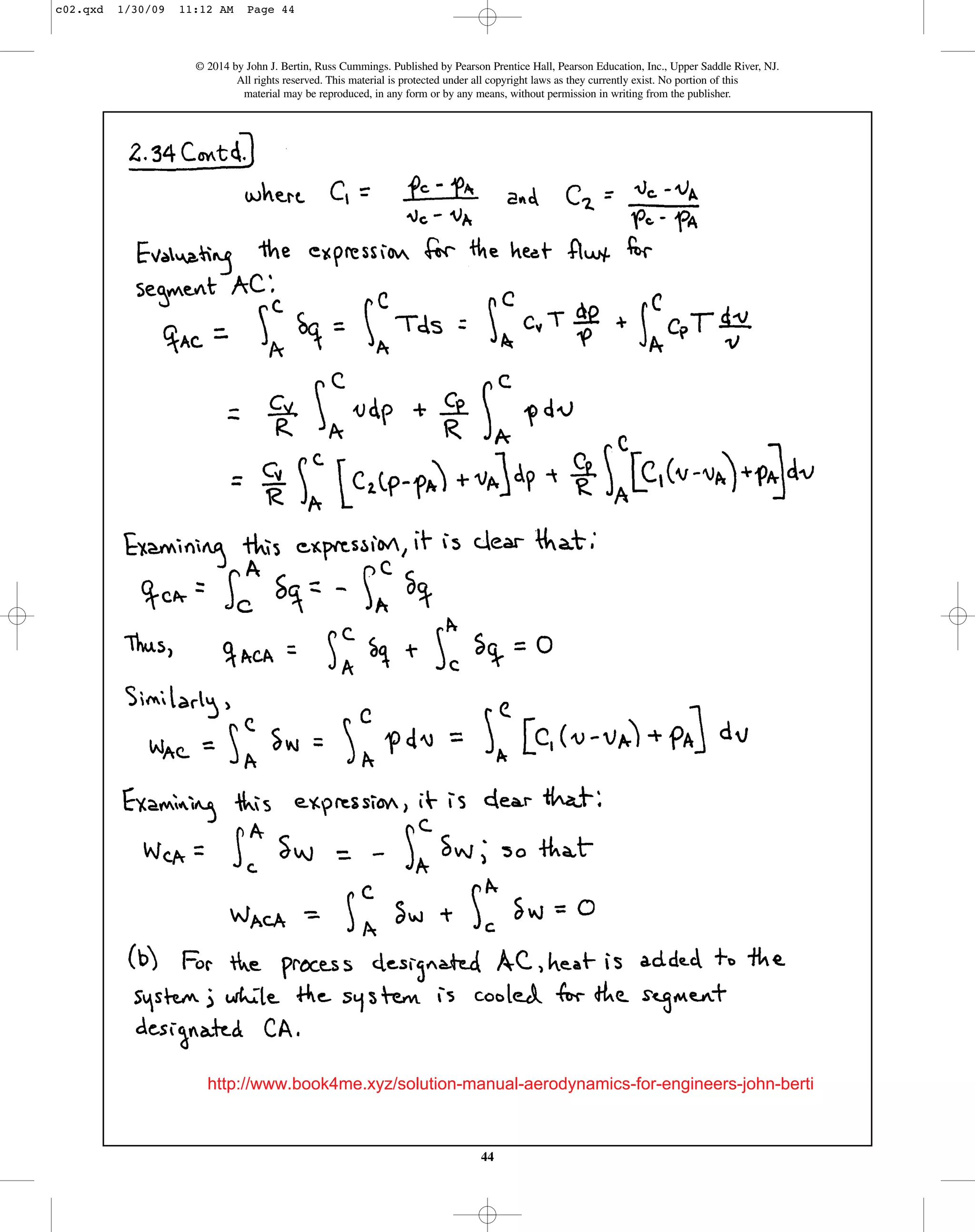 Solution manual for aerodynamics for engineers 6th edition john bertin, russell cummings | PDF