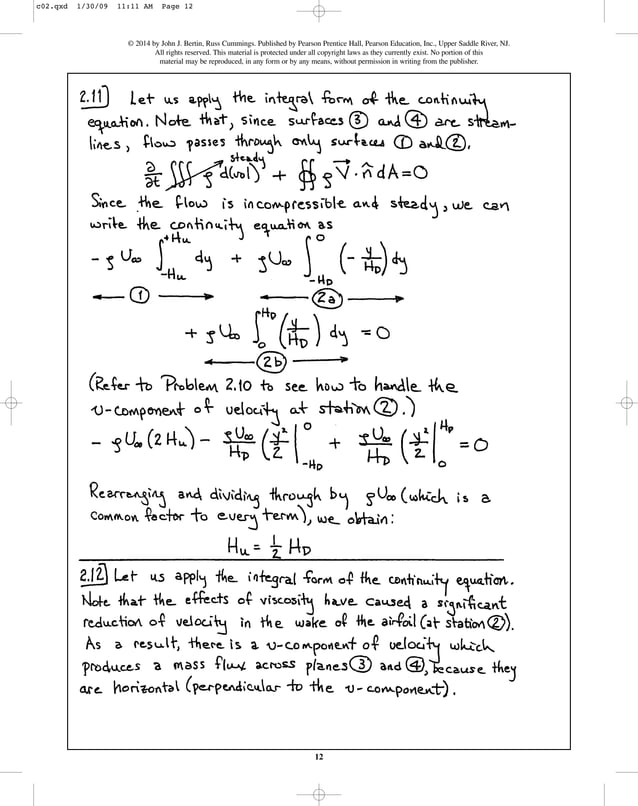 Solution manual for aerodynamics for engineers 6th edition john bertin ...
