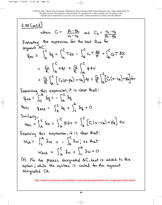 Solution manual for aerodynamics for engineers 6th edition john bertin ...