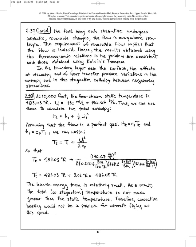 Solution manual for aerodynamics for engineers 6th edition john bertin ...
