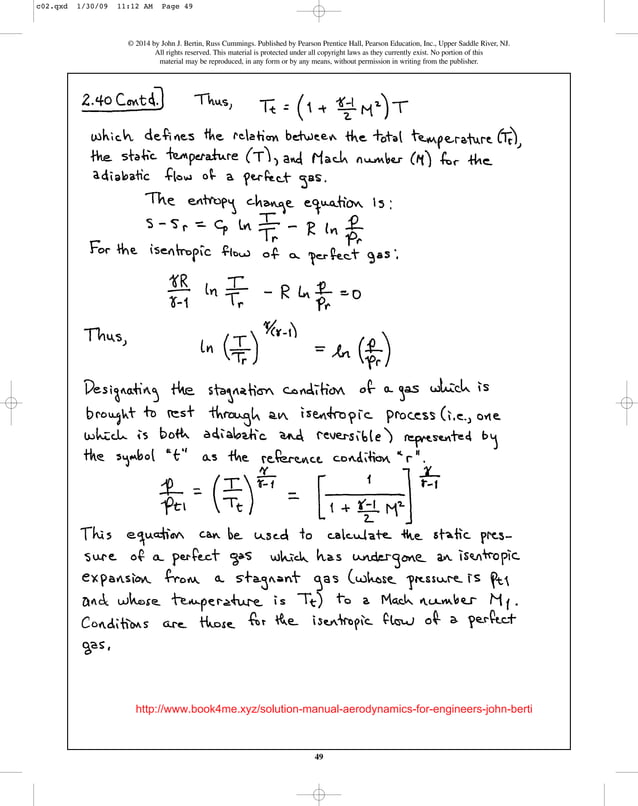 Solution manual for aerodynamics for engineers 6th edition john bertin ...